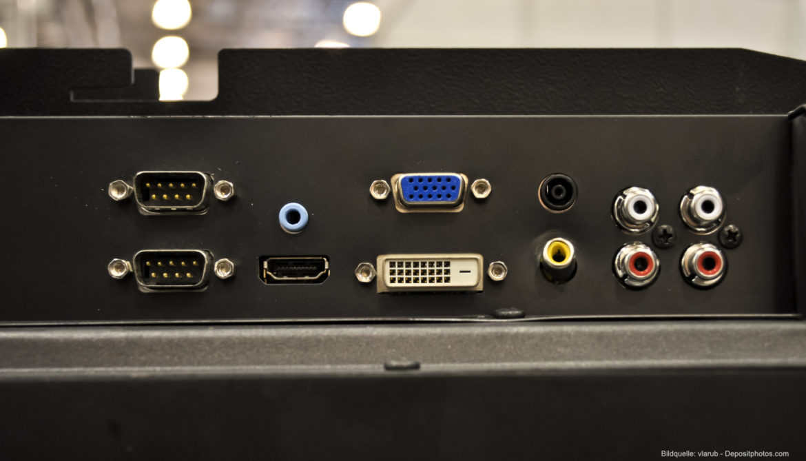 Monitor Anschlüsse - Übersicht der Schnittstellen